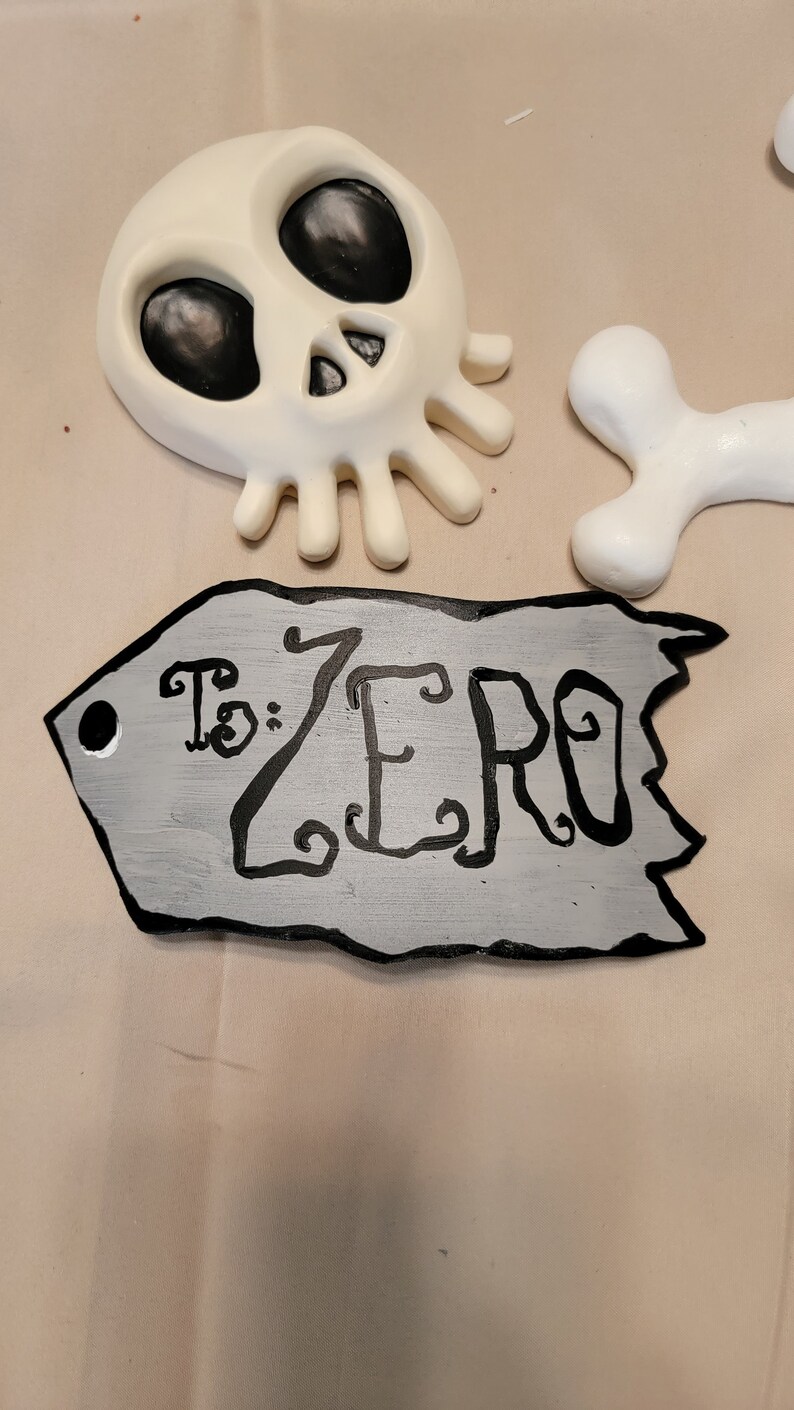 Zero's Bone Pile Tag From Haunted Mansion Holiday - Etsy