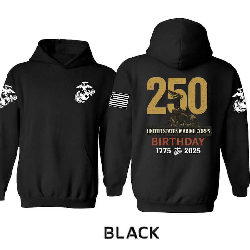 Usmc 250th Birthday Tee - Etsy