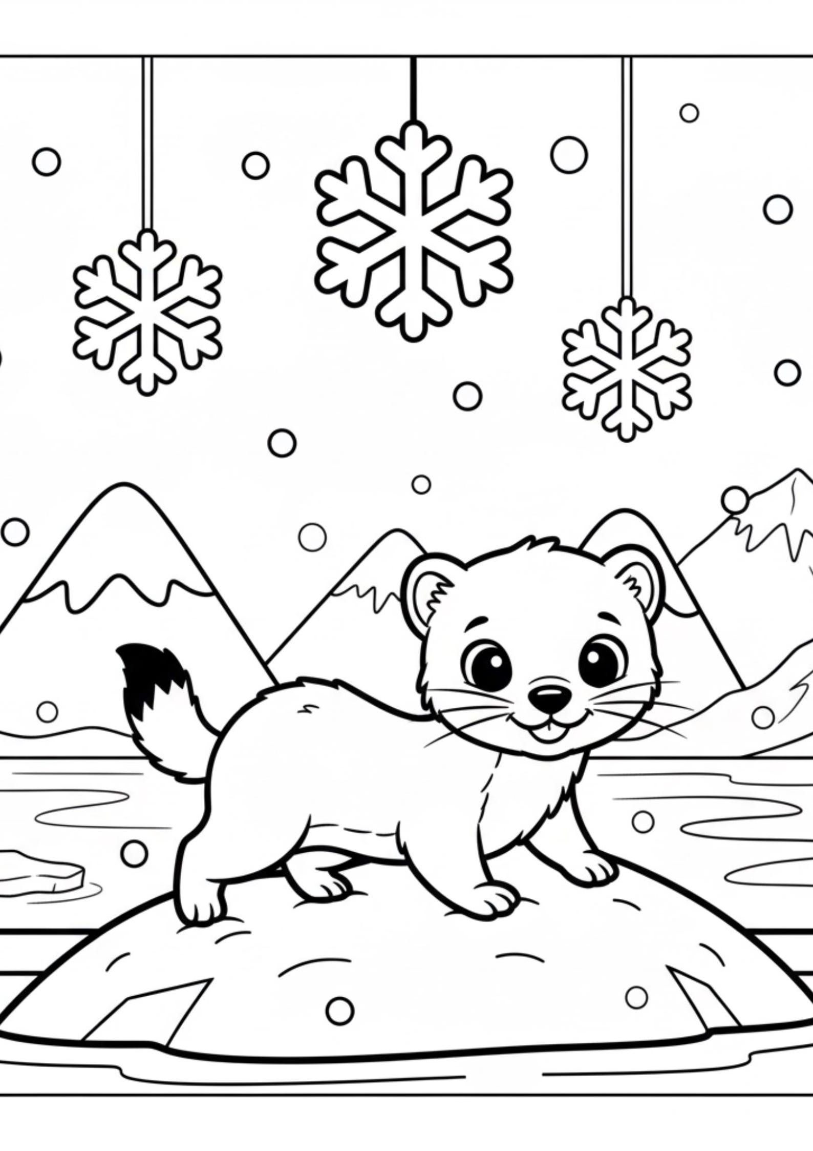 Polar Animals Coloring Book for Kids | 10 Arctic Coloring Pages ...
