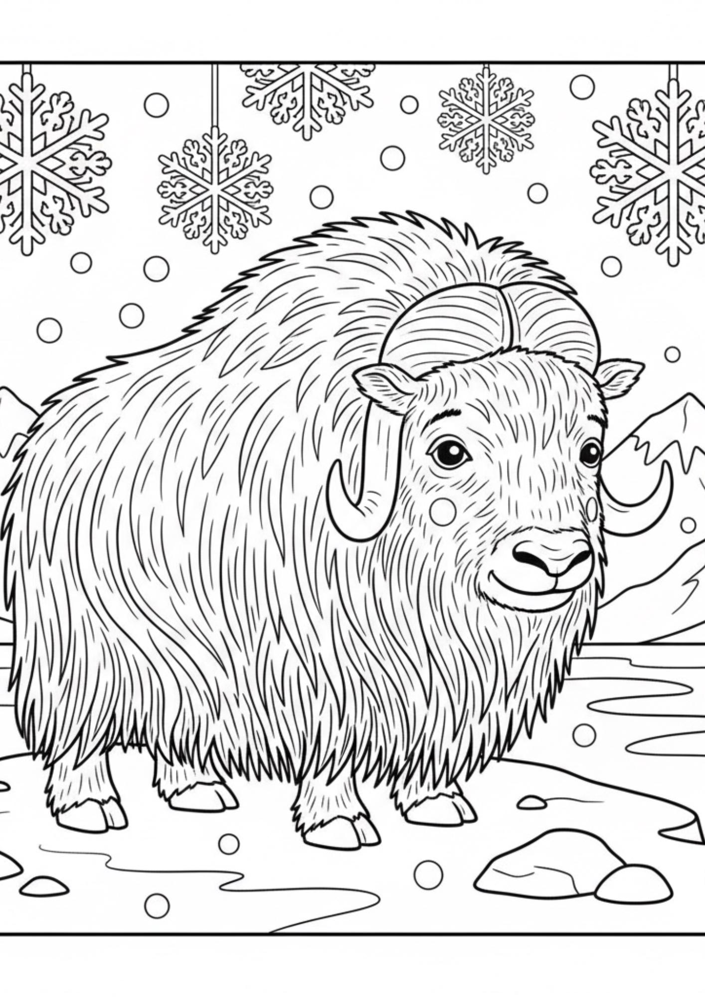 Polar Animals Coloring Book for Kids | 10 Arctic Coloring Pages ...