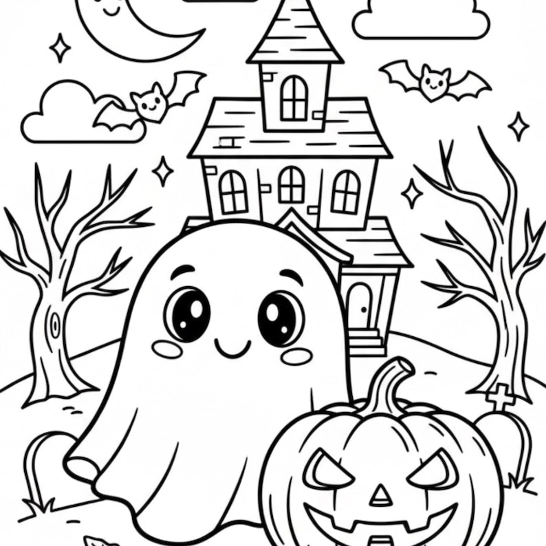 Preschool Coloring Book | 10 Easy Pages | Big Bold Lines | Toddler ...