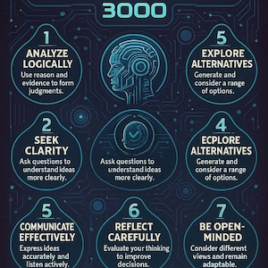 Critical Thinking Classroom Poster | Socratic Questioning Guide | Educational Wall Art | Inquiry ...
