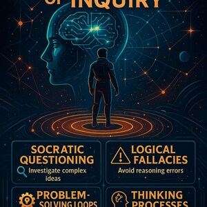 Critical Thinking Classroom Poster | Socratic Questioning Guide | Educational Wall Art | Inquiry ...