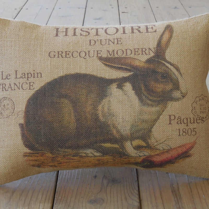 Rabbit Postcard - Etsy