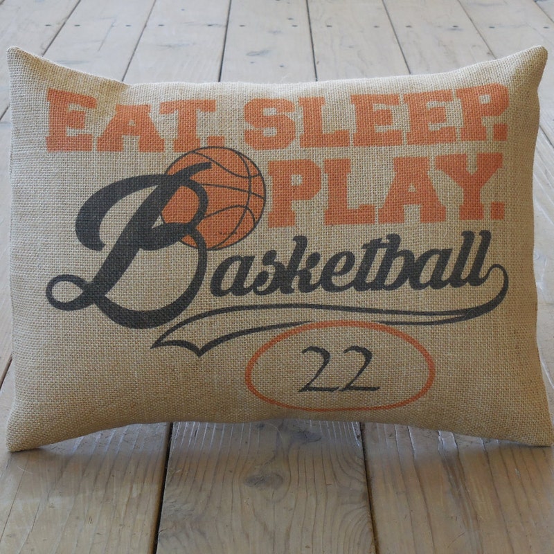 Basketball Pillow - Etsy