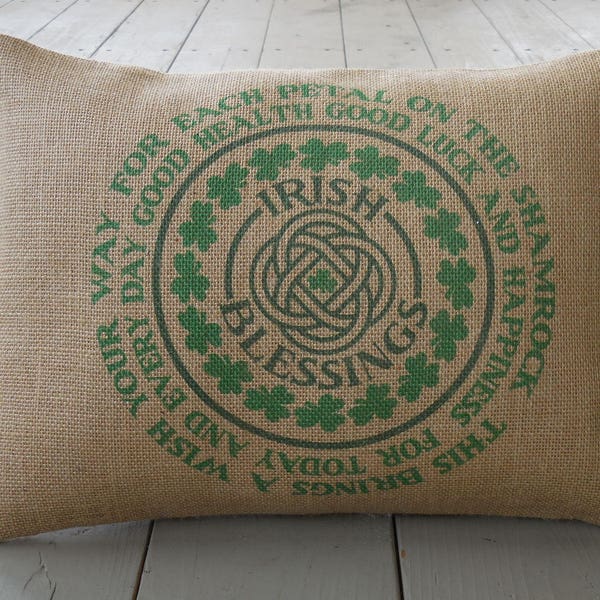 Irish Pillow - Etsy