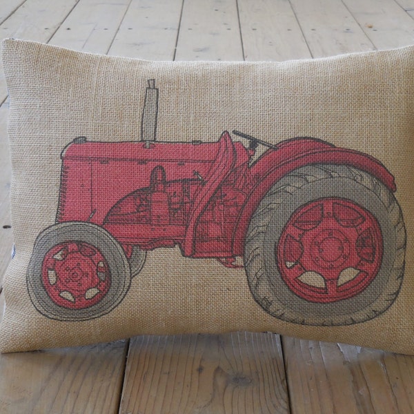 Tractor Pillow - Etsy