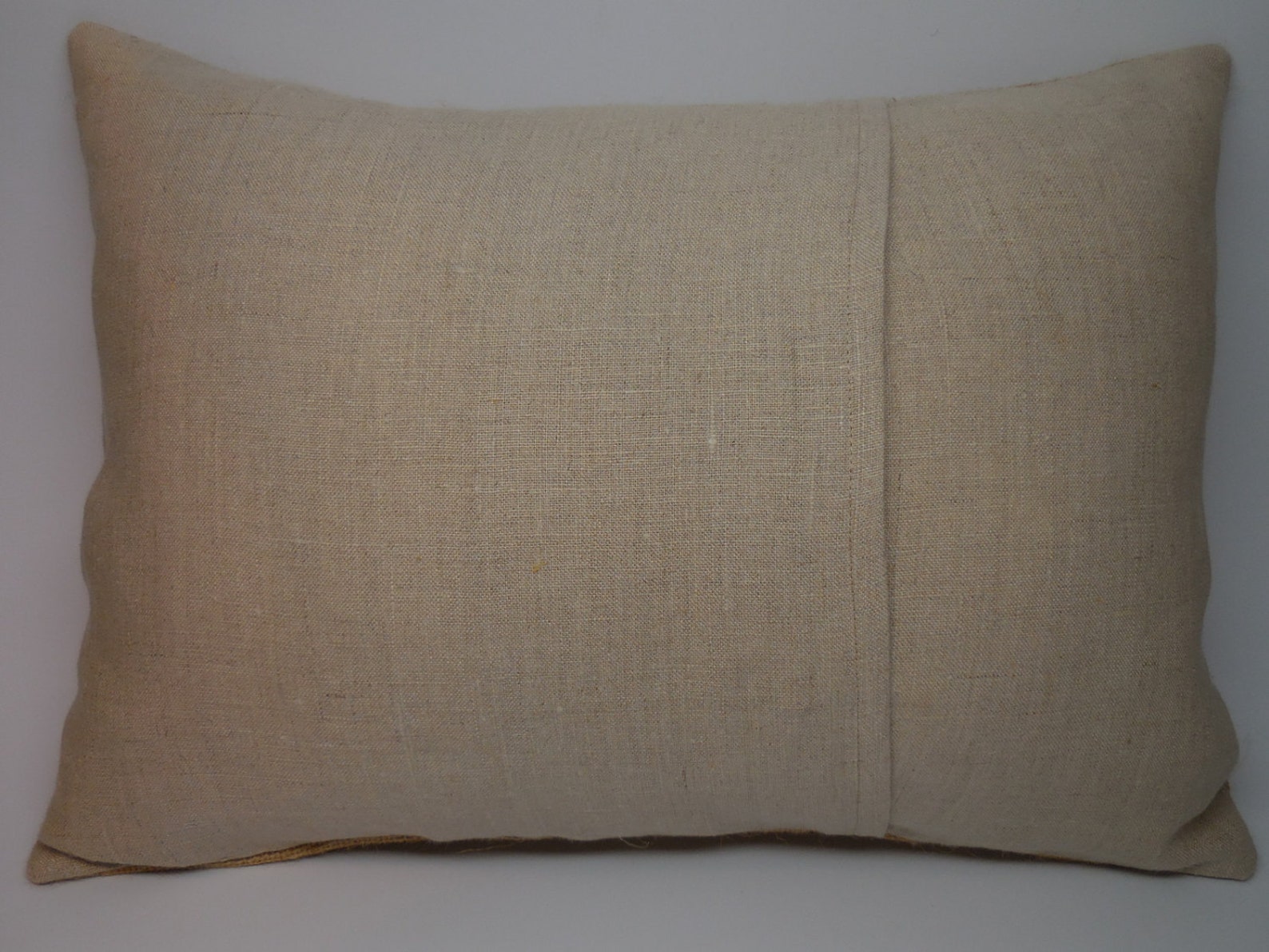 Blue Bird Botanical Burlap Pillow, Rustic French Farmhouse, Shabby Chic ...