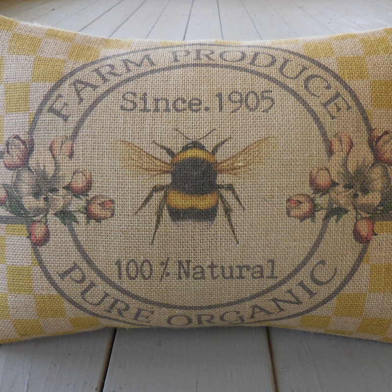 Bee Pillow - Etsy