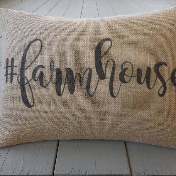 Hashtag Pillow - Etsy