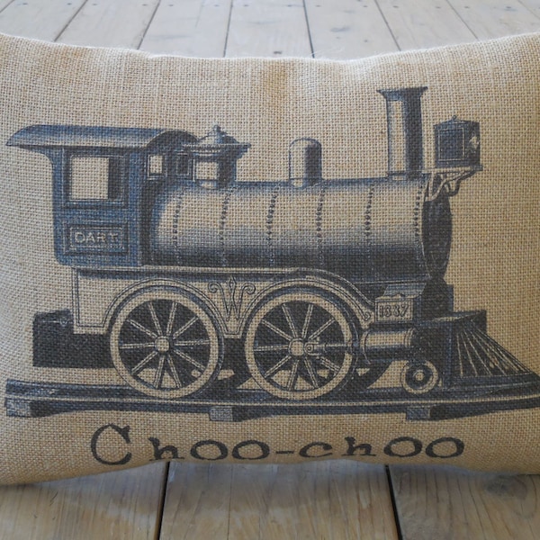 Train Pillow - Etsy