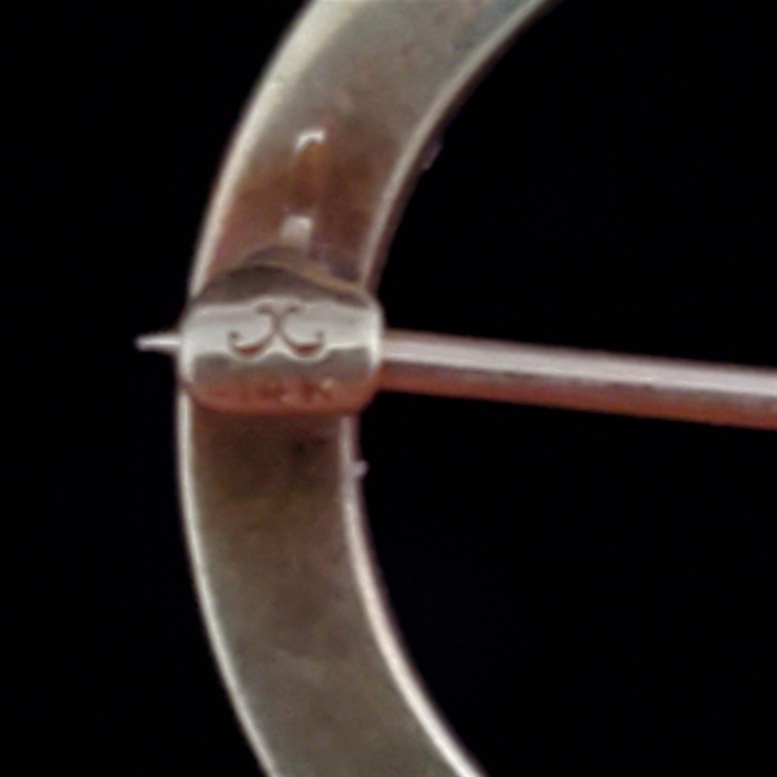 KREMENTZ Art Deco Era 14k White Gold Circle Brooch Pin | Etsy