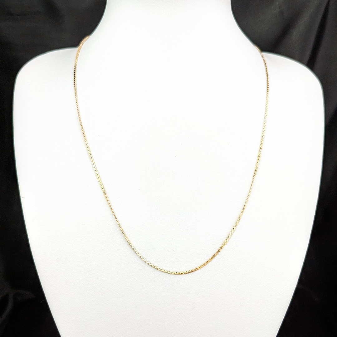 14k Yellow Gold S Link Chain 20 Inches Vintage Necklace Estate Jewelry ...