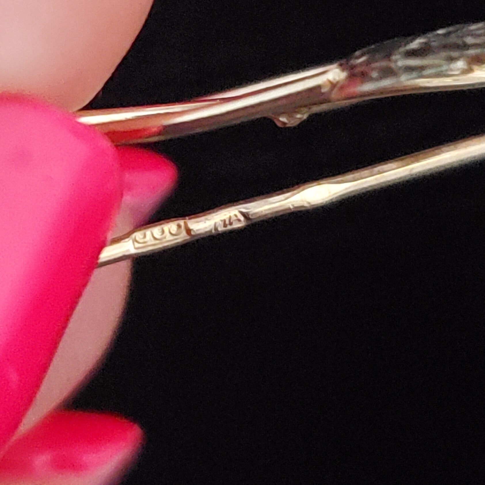 Retro Era 14k Multi Tone Gold Rose Brooch Vintage Mid Century | Etsy