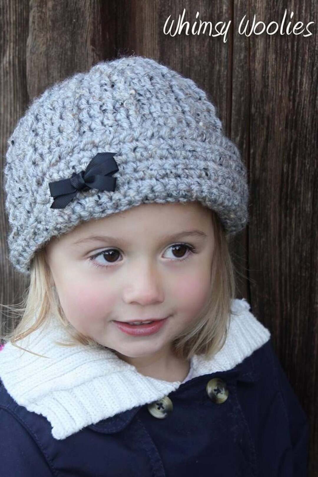 Crochet Hat Pattern: 'keenan Cap' for Girls Too Crochet Beanie, Crochet ...