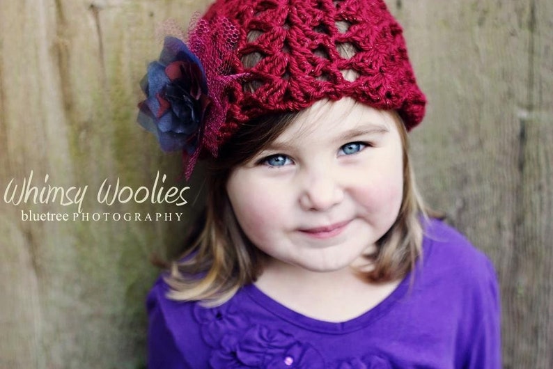 Toddler Crochet Hat Pattern: ruby Tuesday Crochet - Etsy