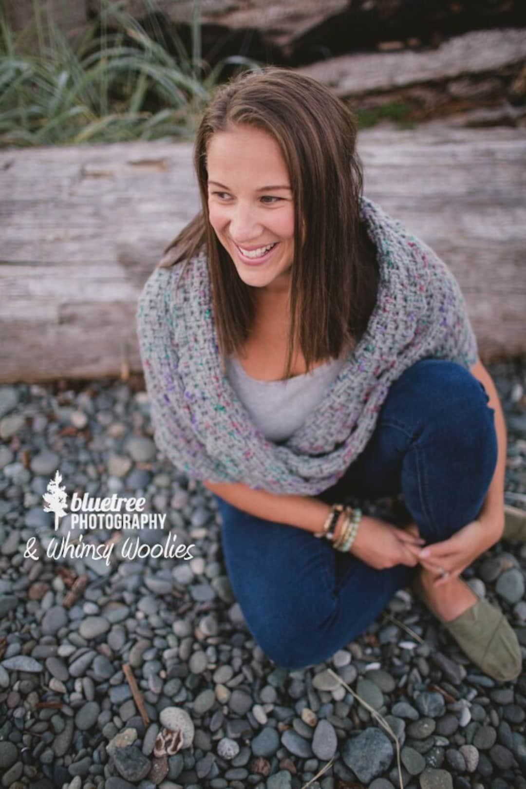 Crochet Shawl Pattern: 'twisted Infinity Shawl', Crochet Mobius Shawl ...