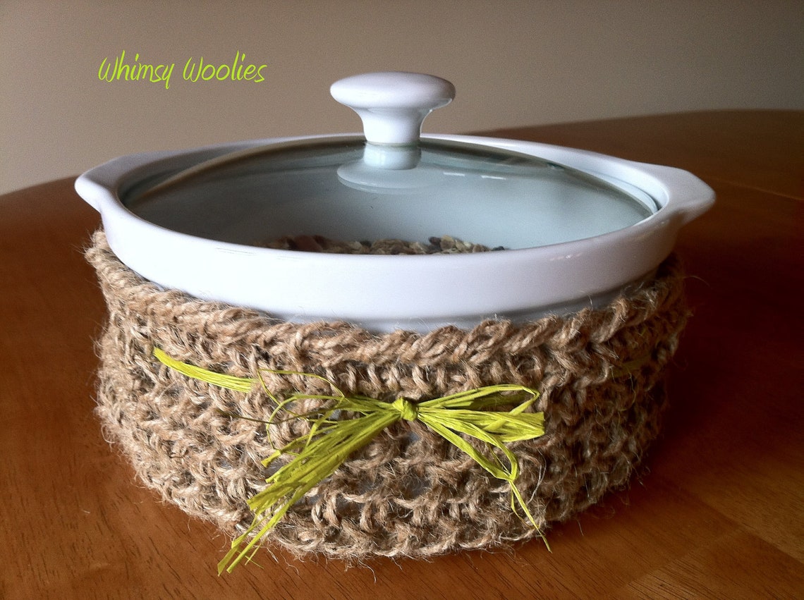Bowl Crochet Pattern: 'casserole Caddy' Home Decor - Etsy