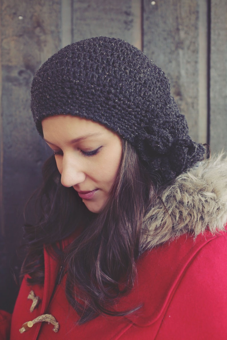 CROCHET BERET PATTERN: 'Raspberry Beret' with | Etsy