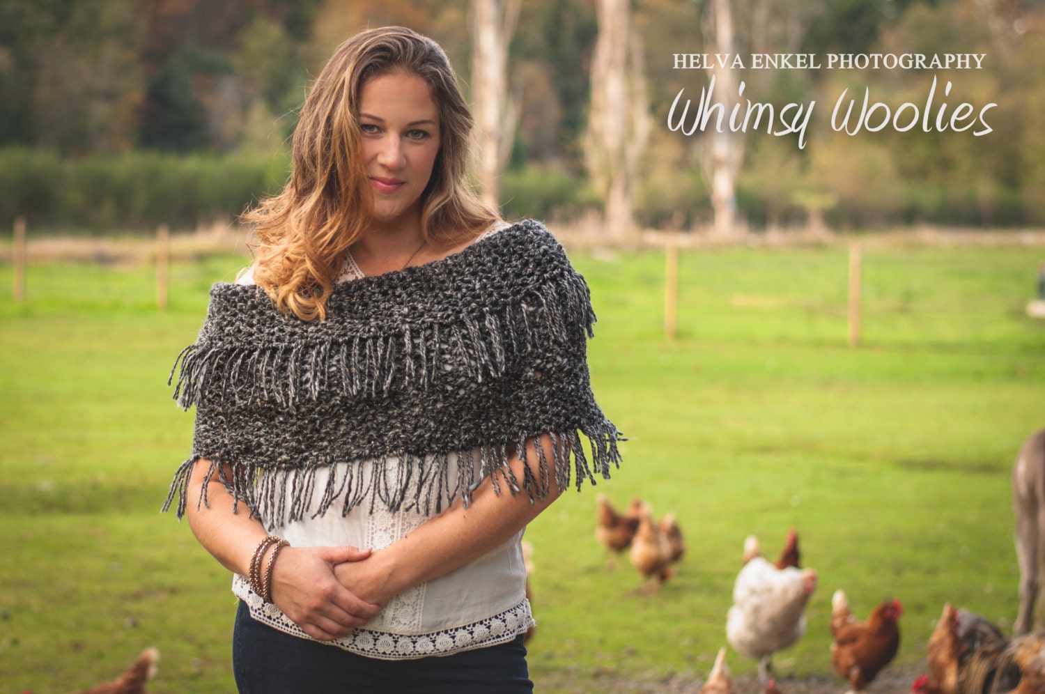 Crochet Shawl Pattern: 'fringed Infinity Shawl' - Etsy