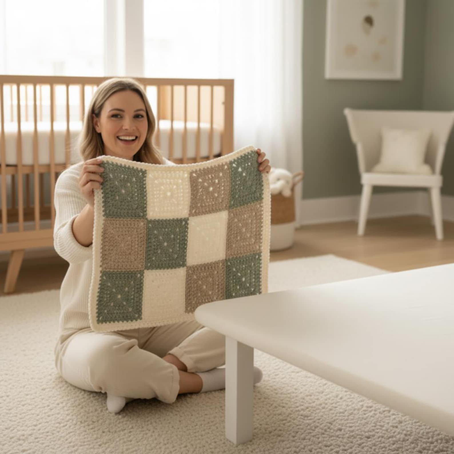 Baby Blanket Crochet Pattern, Easy Beginner Pattern, 5 Sizes, Lovey ...