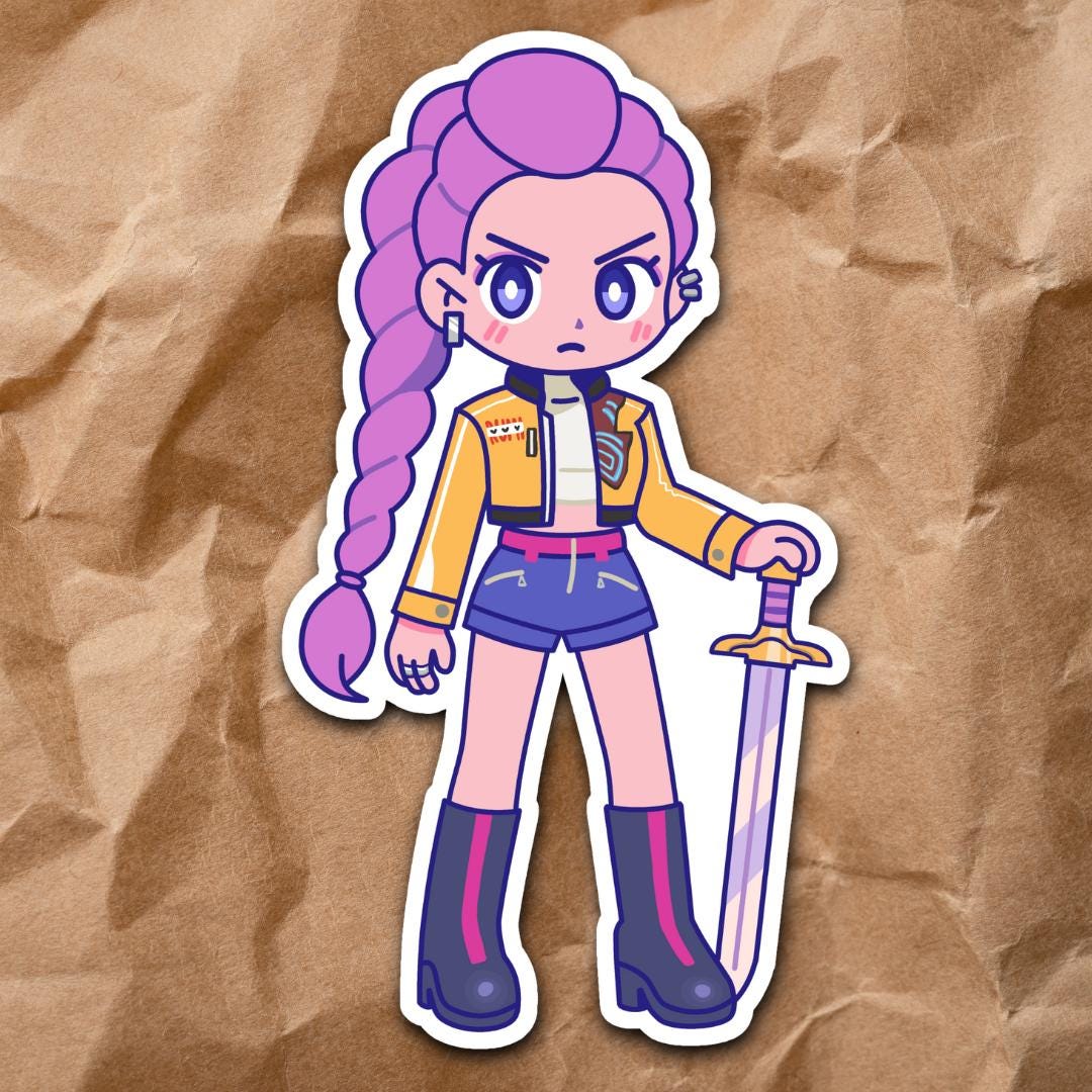 Rumi - Kpop Demon Hunters | Handmade Waterproof Sticker for Laptops ...