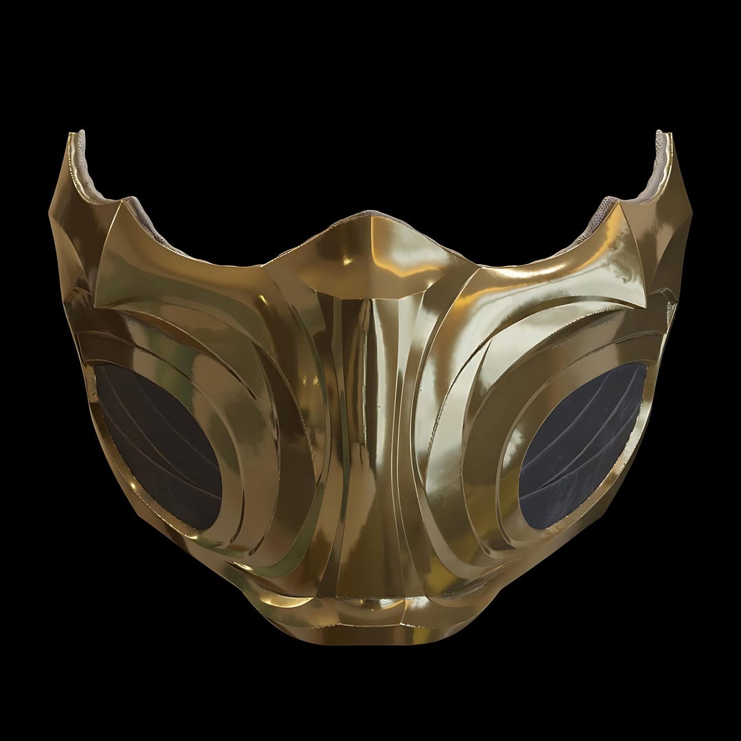 MK1 Scorpion Mask STL | Battle Cosplay Display | 3D Print File - Etsy