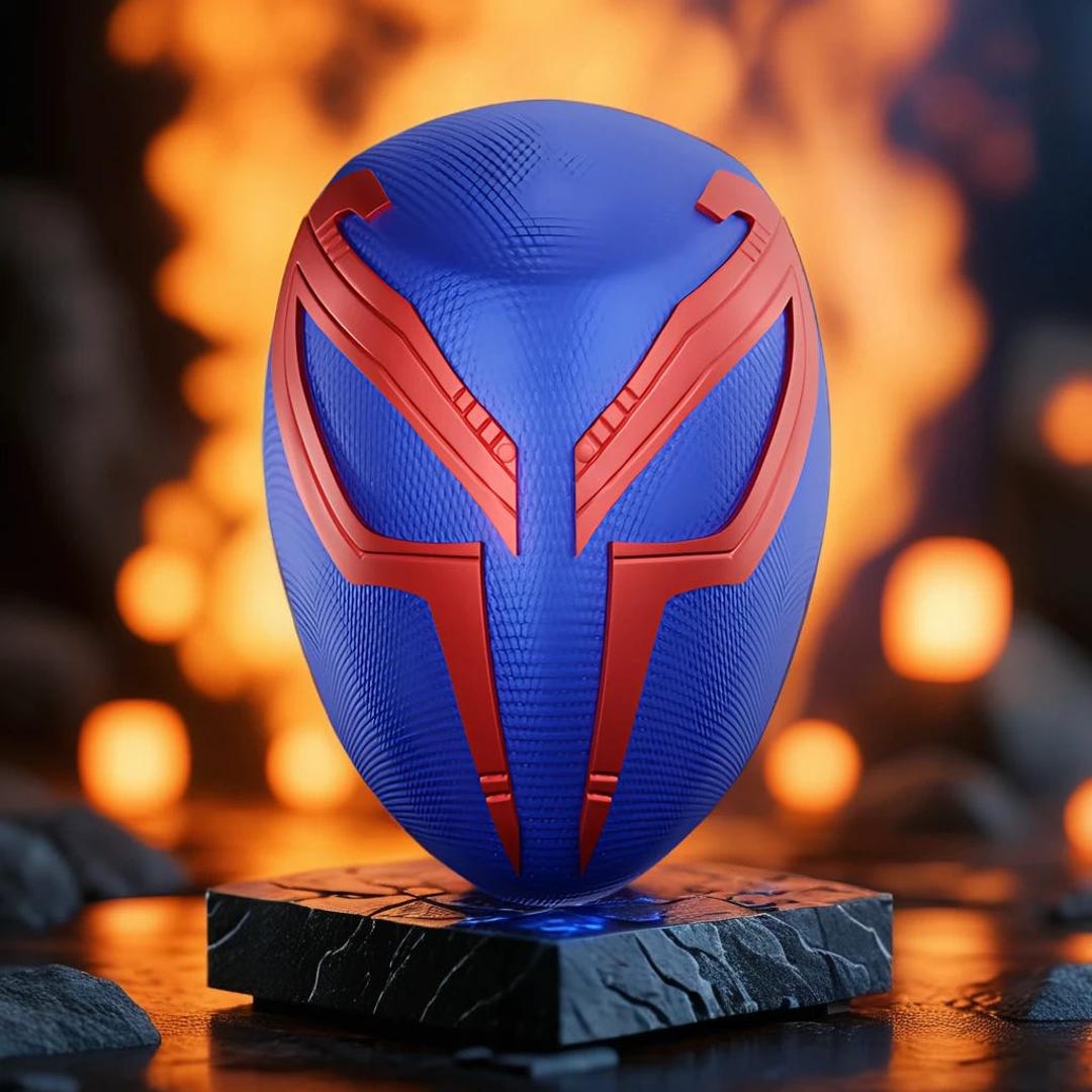 Neo Spider Hero Helmet | Futuristic Vigilante Armor STL | 3D Print ...