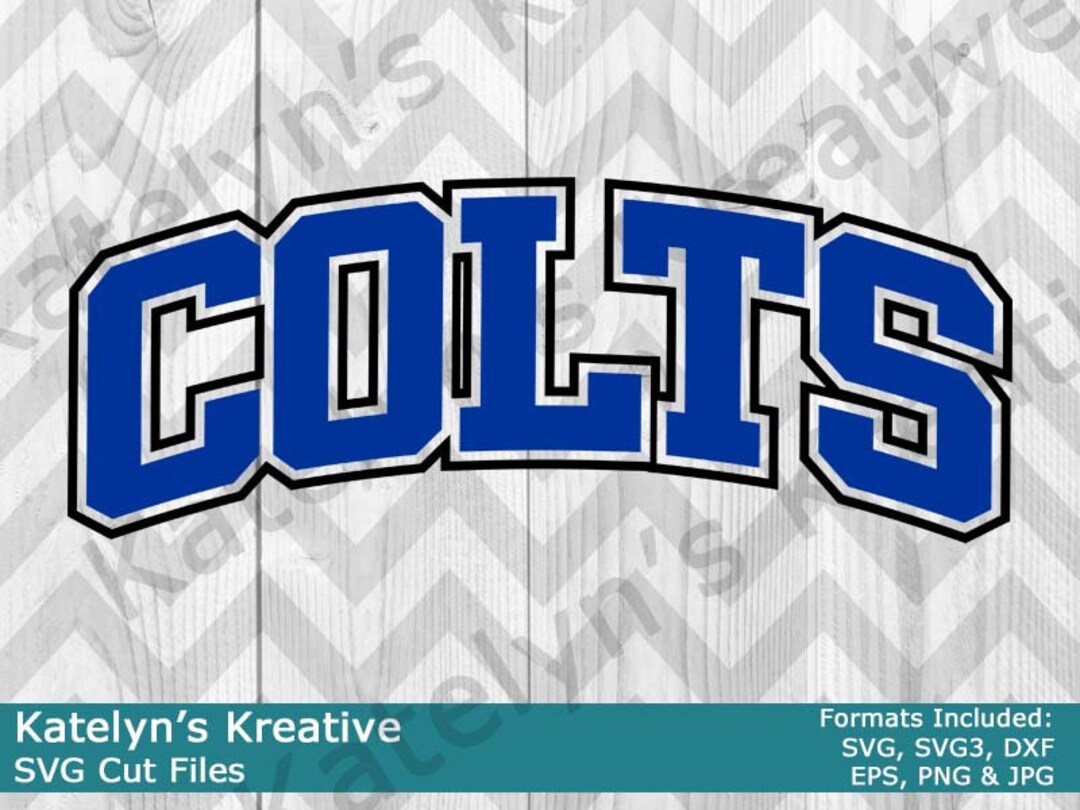 Colts Arched SVG Files - Etsy