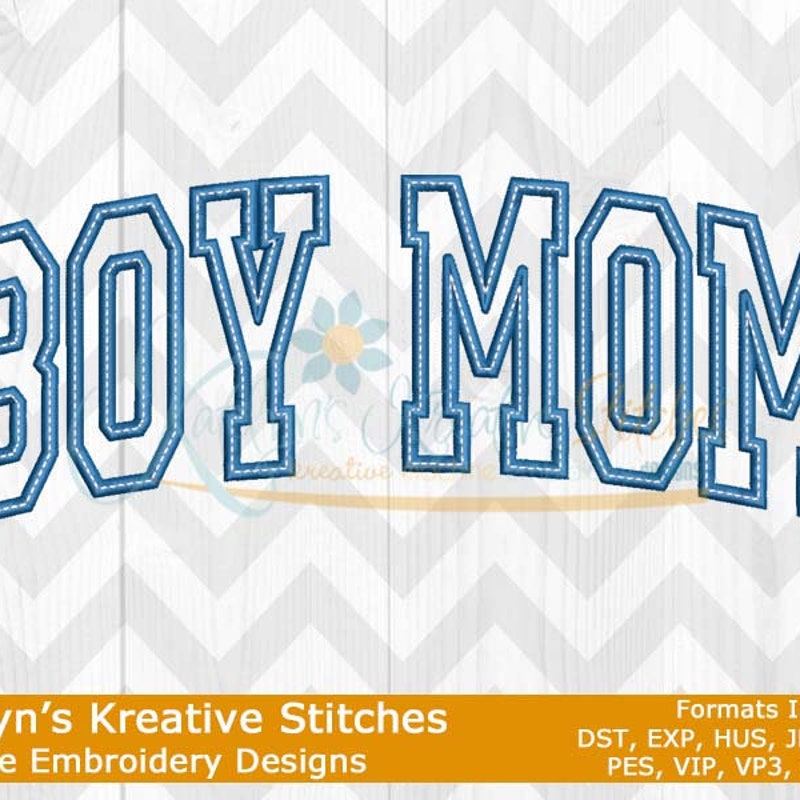 Embroidery Boy Mom Shirt - Etsy