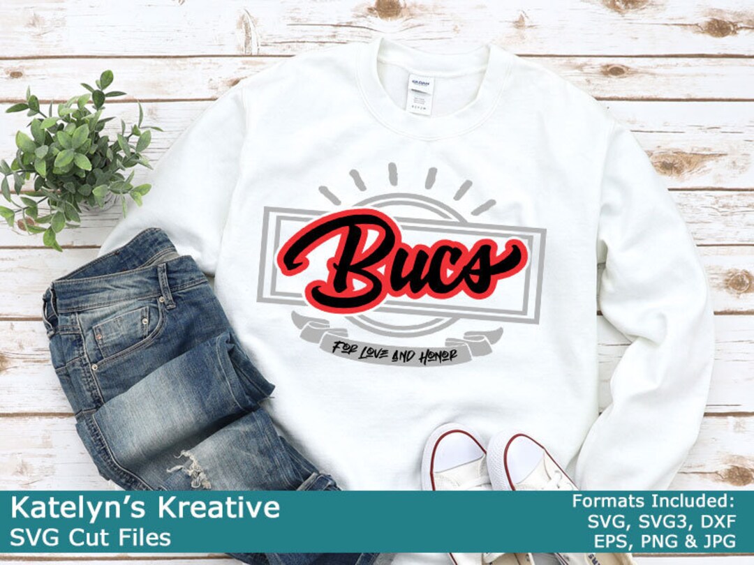 Bucs Script Rectangle SVG Files - Etsy