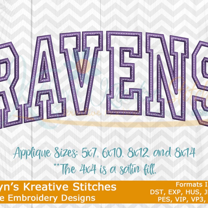 Raven Name Patch - Etsy