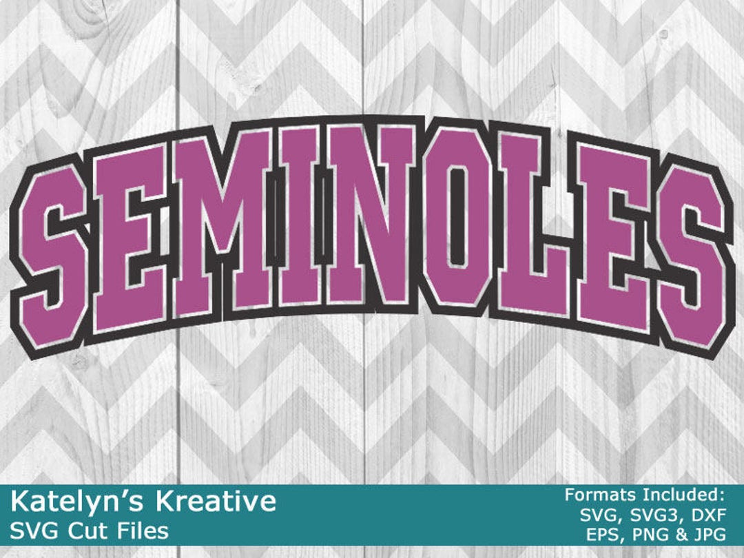 Seminoles Arched SVG Files - Etsy