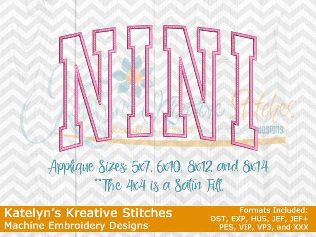 Nini Arched Embroidery - Etsy