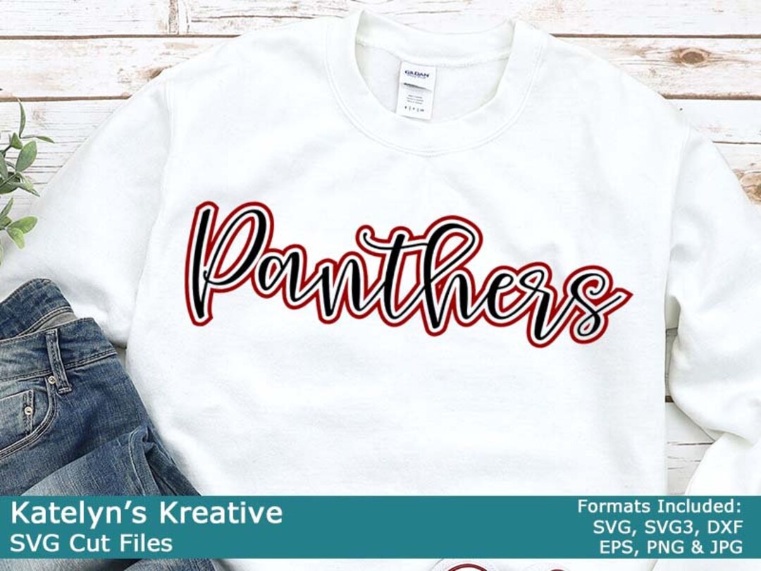 Panthers Script SVG Files 2022 Series - Etsy