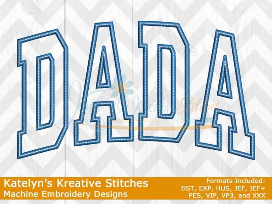 Dada Arched Embroidery - Etsy