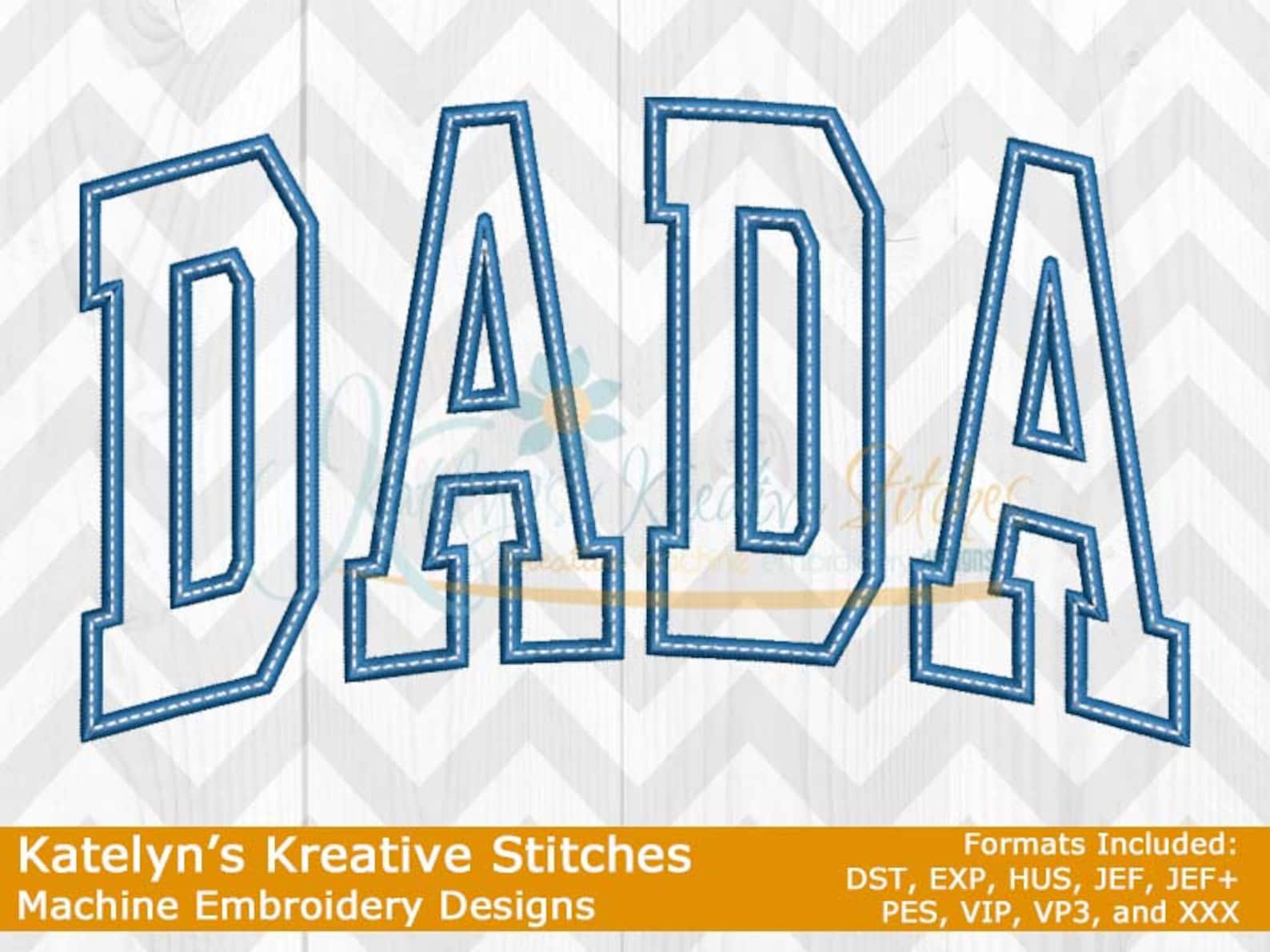 Dada Arched Embroidery - Etsy
