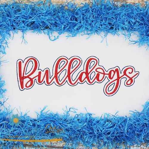 Dawgs Script Machine Embroidery 2022 Series - Etsy
