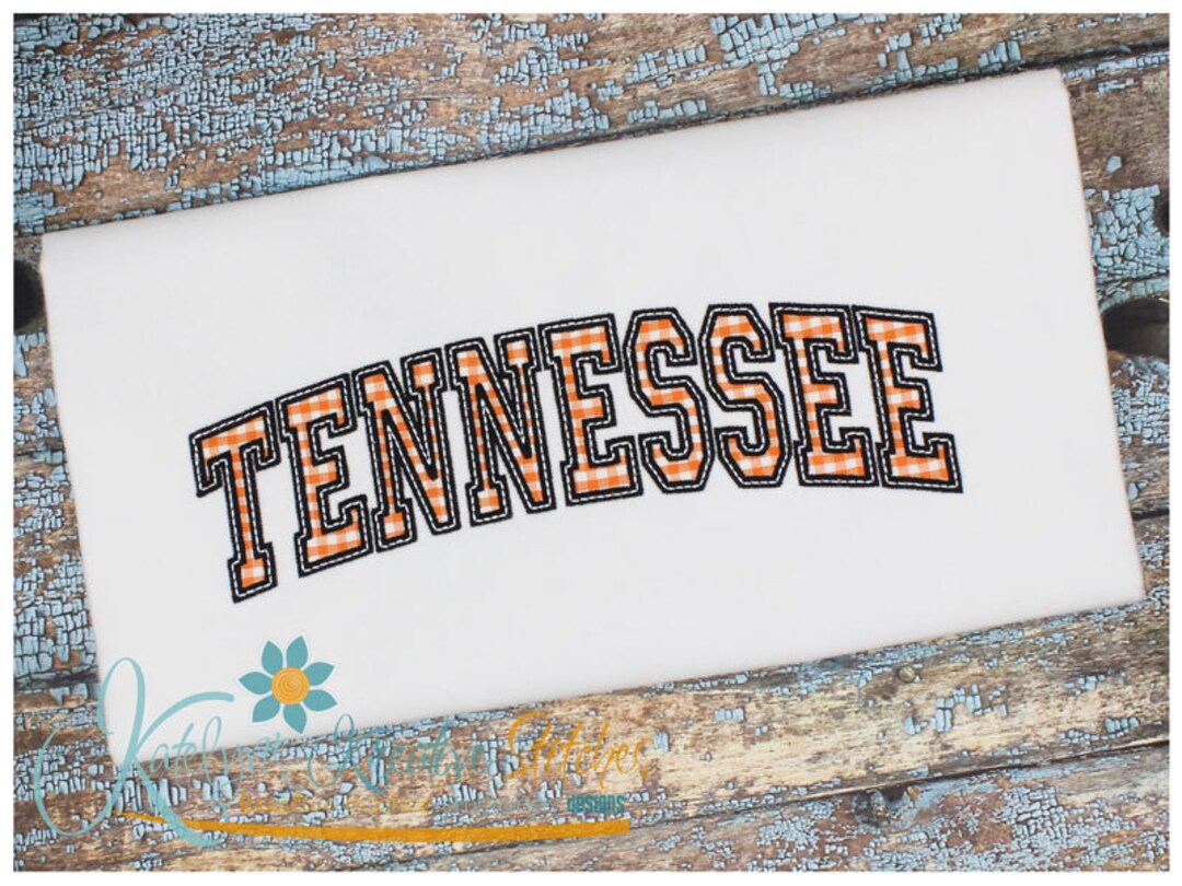 Tennessee Arched Embroidery - Etsy