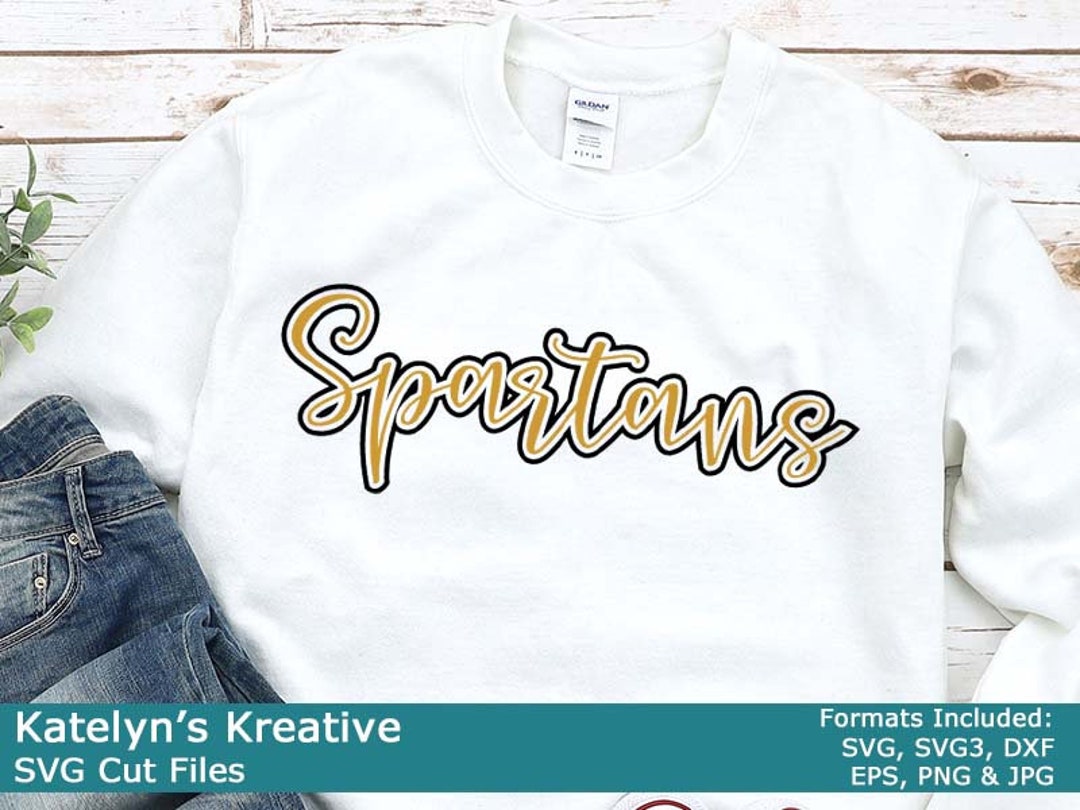 Spartans Script SVG Files (2022 Series) - Etsy