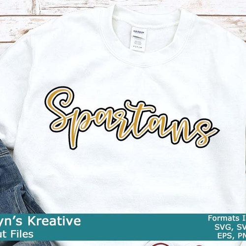 Spartans Script SVG Files 2022 Series - Etsy