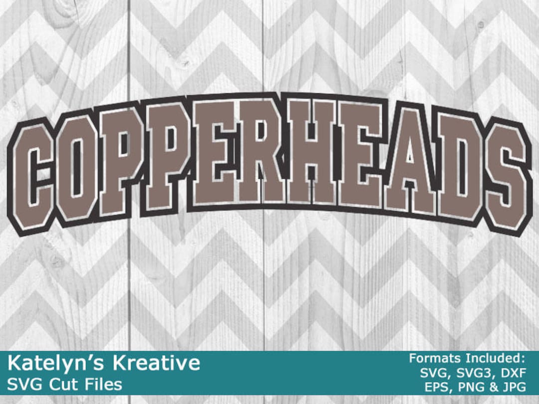 Cooperheads Arched SVG Files - Etsy