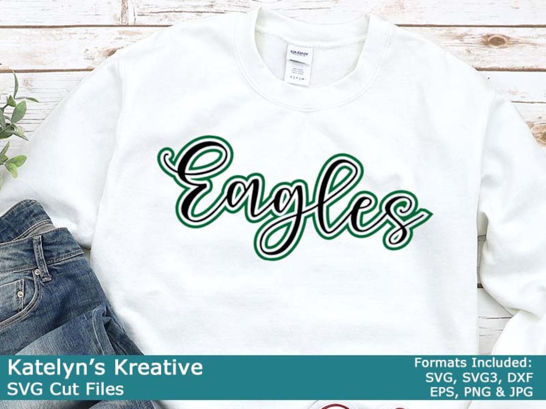 Eagles Script SVG Files (2022 Series) - Etsy