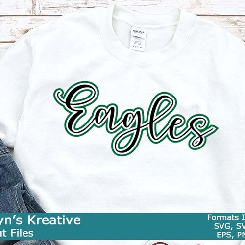 Eagles Script SVG Files 2022 Series - Etsy