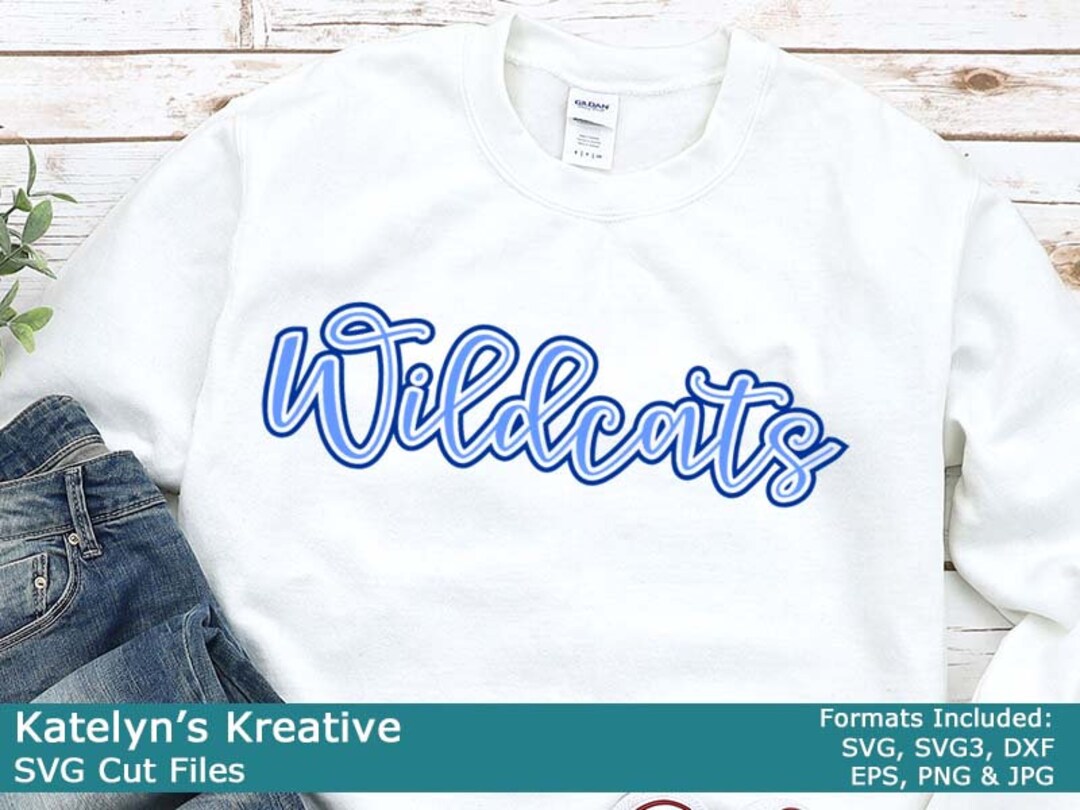 Wildcats Script SVG Files (2022 Series) - Etsy