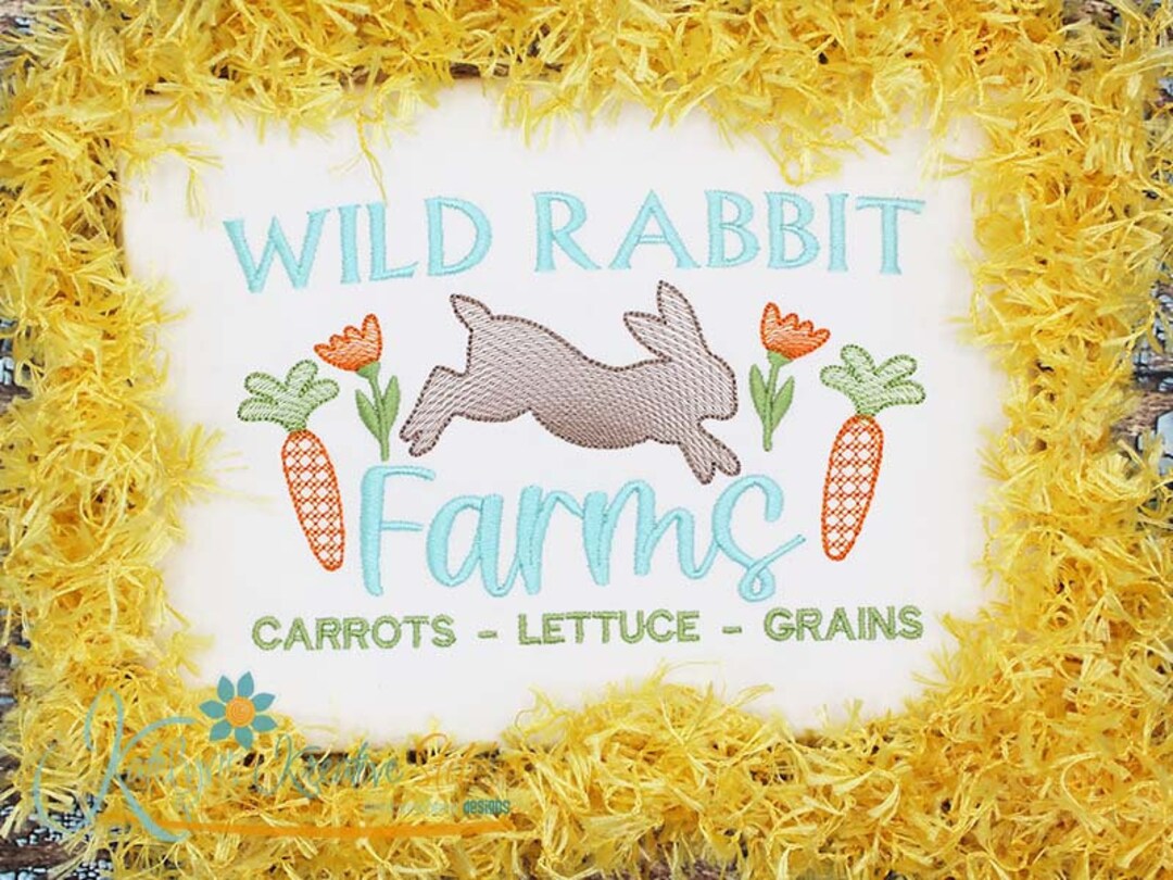 Wild Rabbit Farms Sketch Design - Etsy