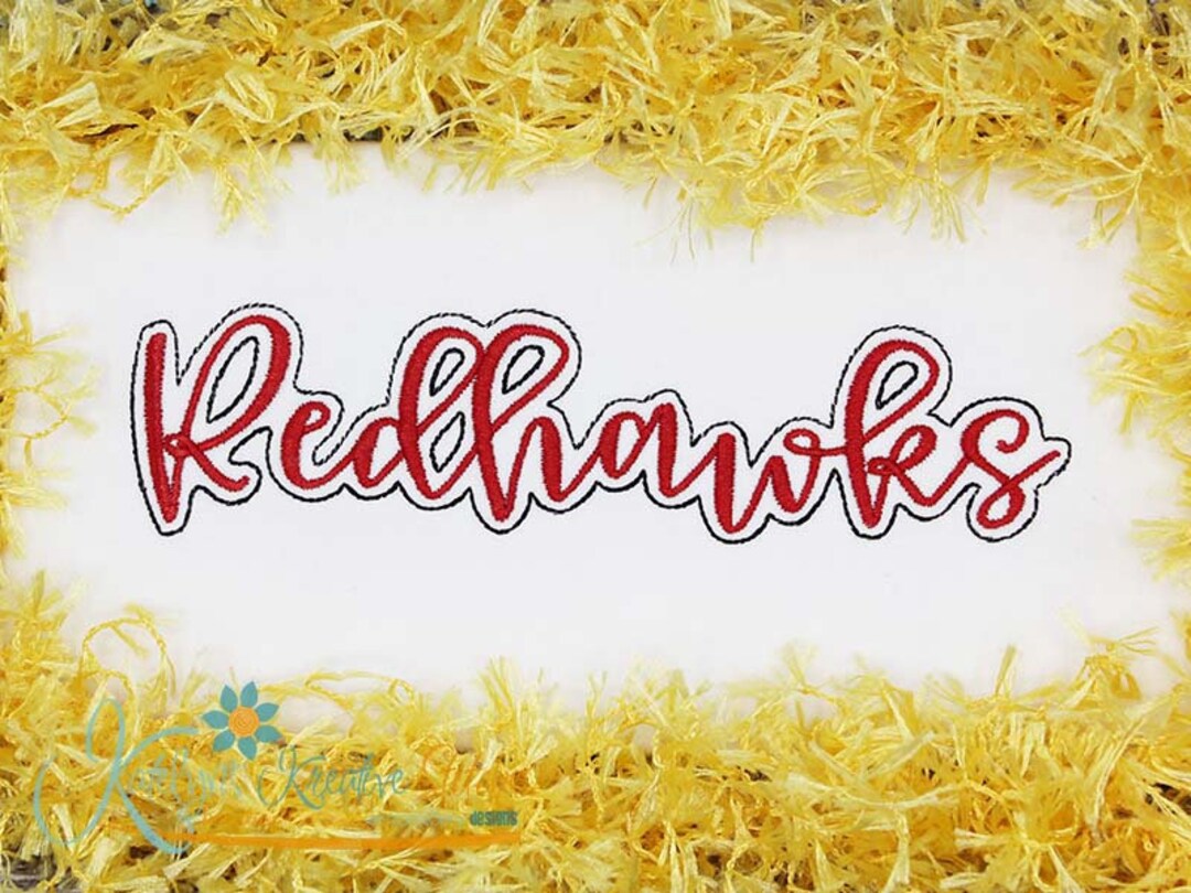Redhawks Script Machine Embroidery - 2022 Series - Etsy