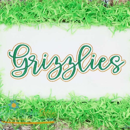 Dawgs Script Machine Embroidery 2022 Series - Etsy