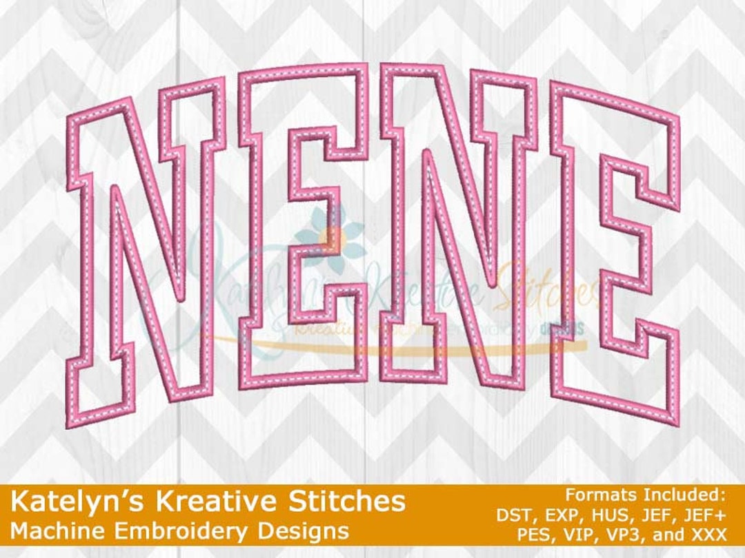 NENE Arched Embroidery - Etsy