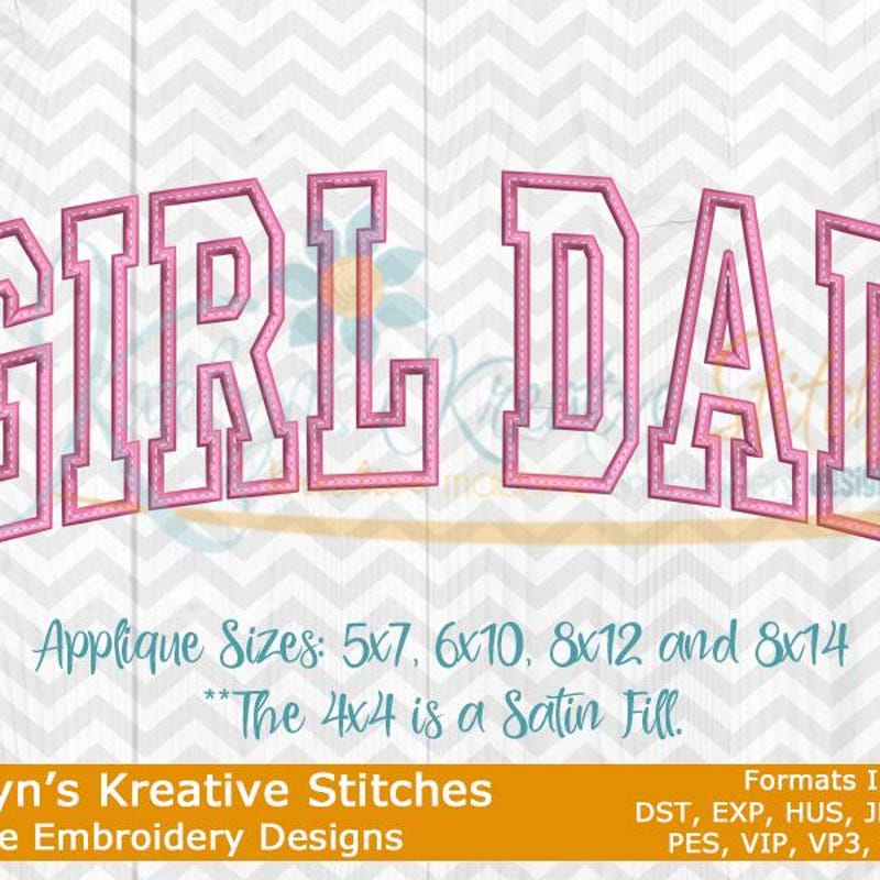 Girl Dad Hat Dst File - Etsy